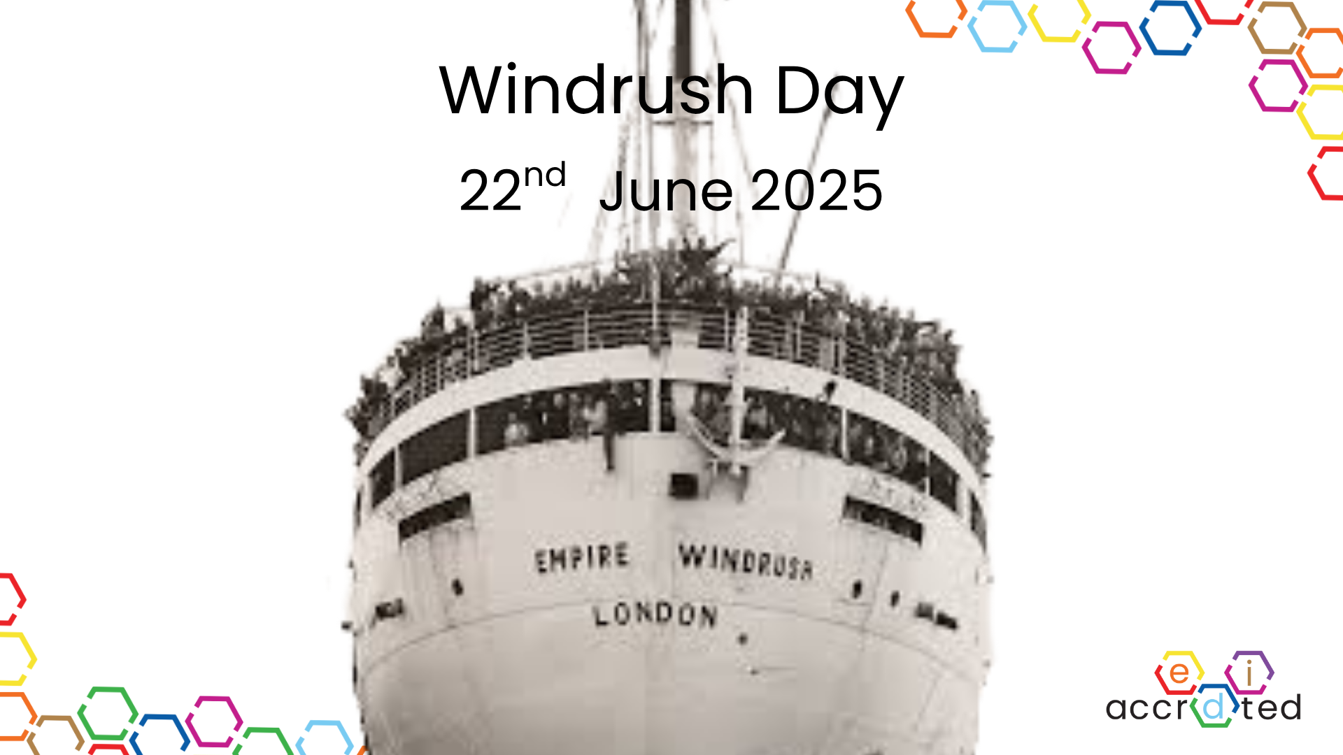 Honouring the Windrush Generation: Celebration, Legacy, Contribution ...